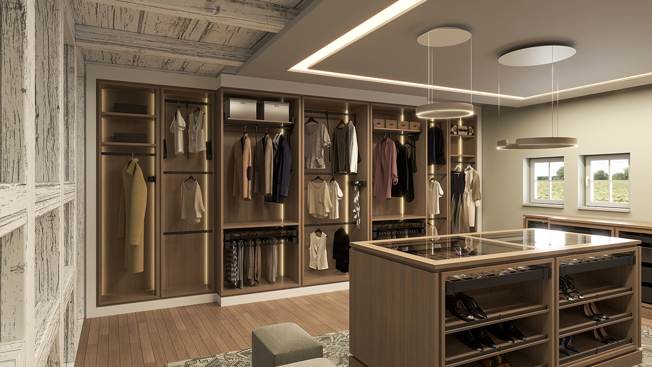 Een overzichtelijke dressing met hoge designwaarde