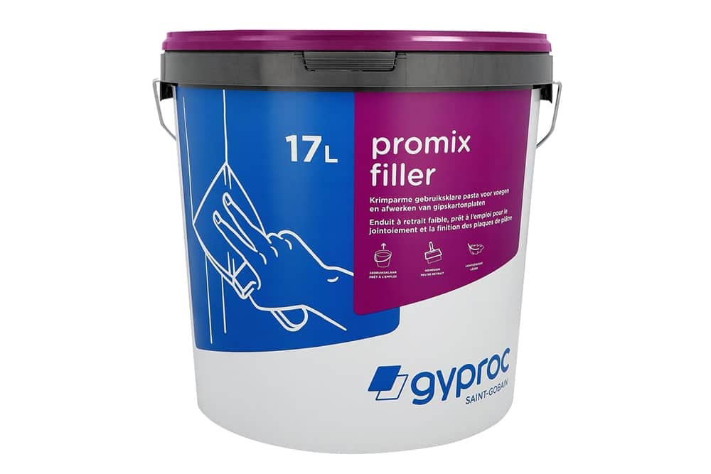 Gyproc versterkt voegassortiment met Promix Filler